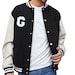 Custom Embroidered Varsity Jacket: Wool & Leather Letterman Bomber - Etsy