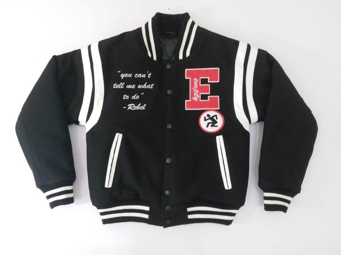 Customized Varsity Letterman Baseball Jacket | Custom Chenille Patch ...