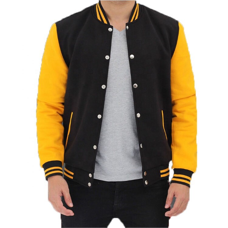 Men's Versity Jacket, Wholesale Blank Varsity Jackets Custom Logo Plain ...