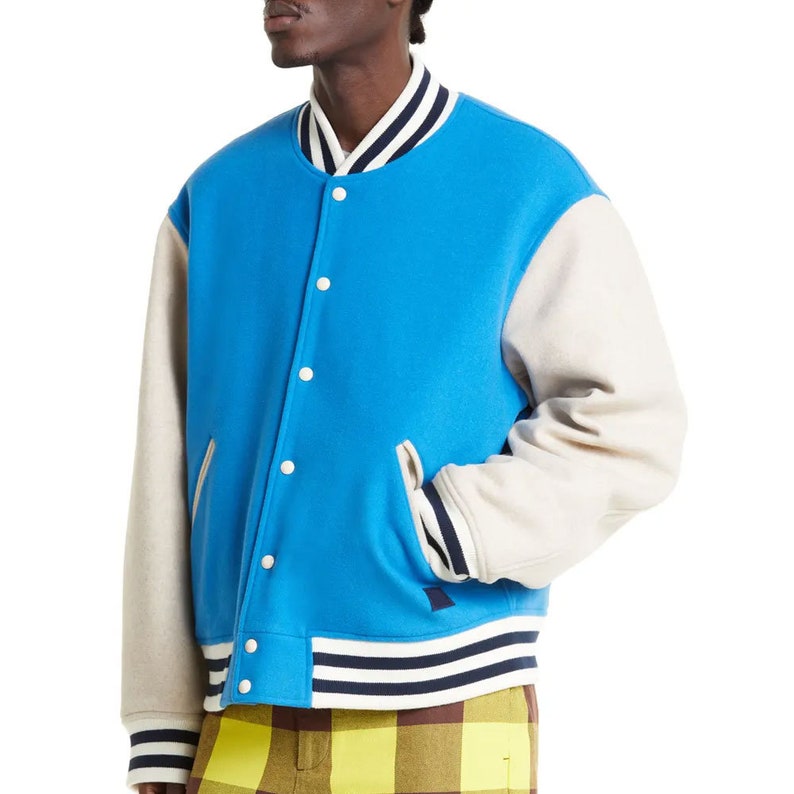 Men's Versity Jacket, Wholesale Blank Varsity Jackets Custom Logo Plain ...