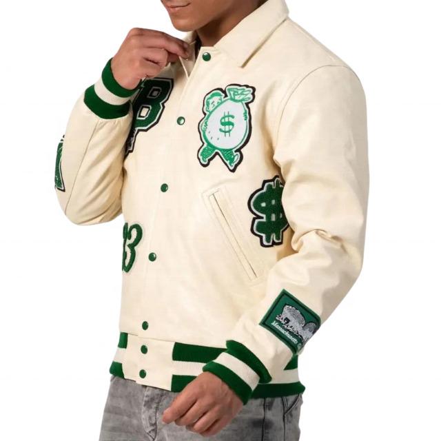 Customized Varsity Letterman Baseball Jacket / Custom Chenille Patch ...