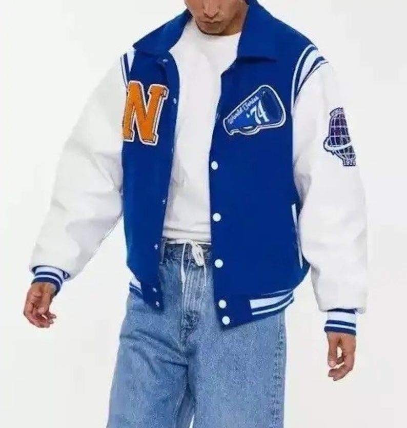Custom Embroidered Wool Varsity Jacket: Retro Letterman Bomber - Etsy