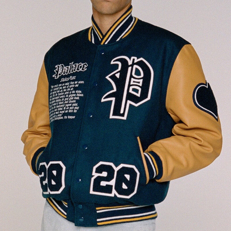 Custom Embroidered Varsity Jacket: Wool & Leather Letterman Bomber - Etsy