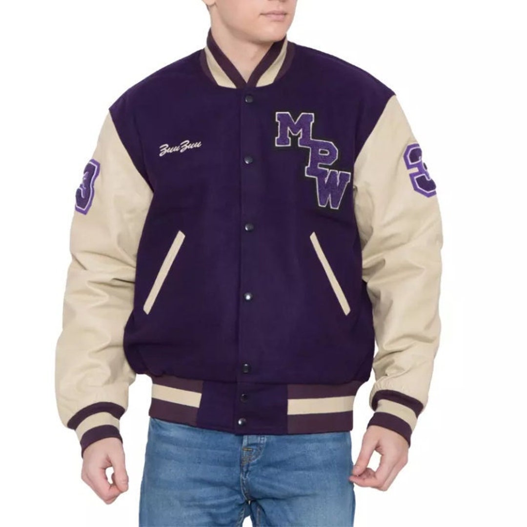 Vintage Wool Varsity Jacket: Custom Embroidered Letterman Bomber - Etsy
