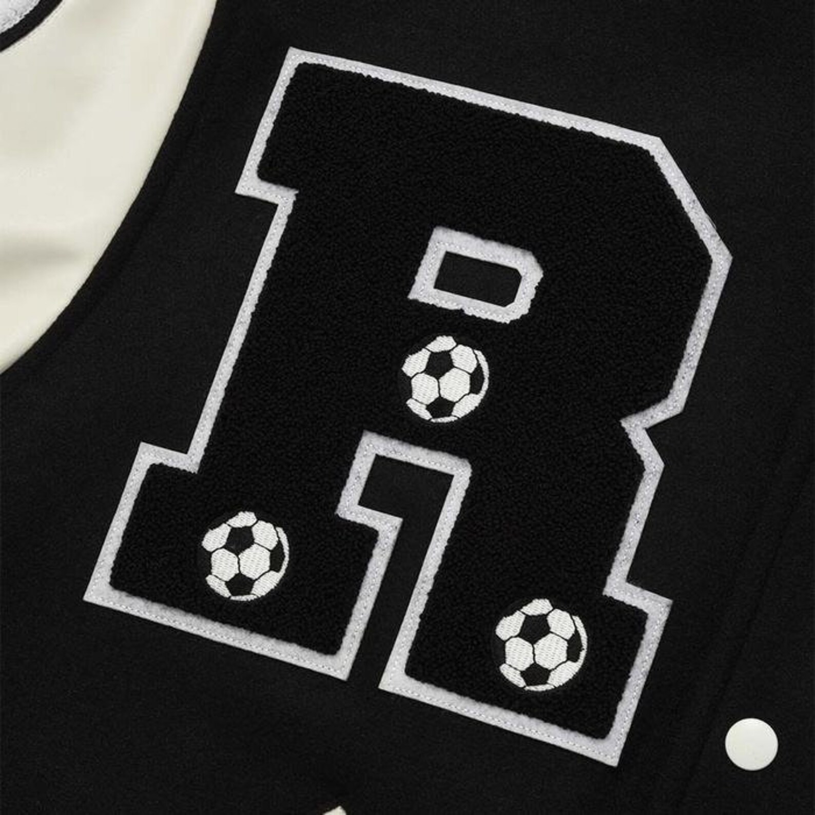 Custom Wool Varsity Jacket: Embroidered Letterman, Leather Sleeves - Etsy