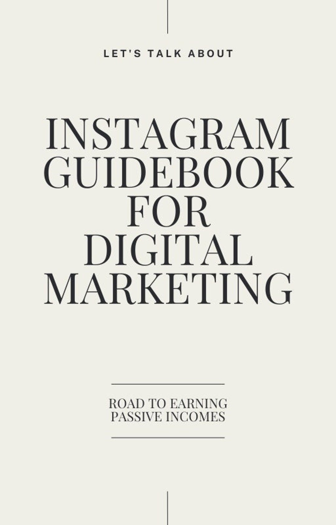 Instagram Guidebook for Digital Marketing - Etsy
