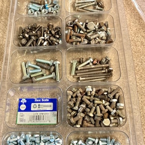 Storage Organization Garage, Screw Organizer, Hardware Bin, Sorting ...