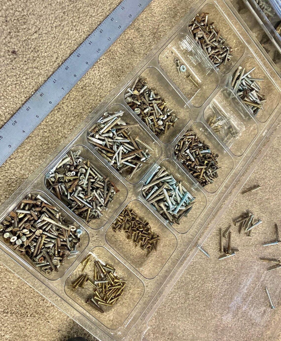 Storage Organization Garage, Screw Organizer, Hardware Bin, Sorting ...