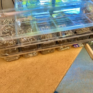 Storage Organization Garage, Screw Organizer, Hardware Bin, Sorting ...