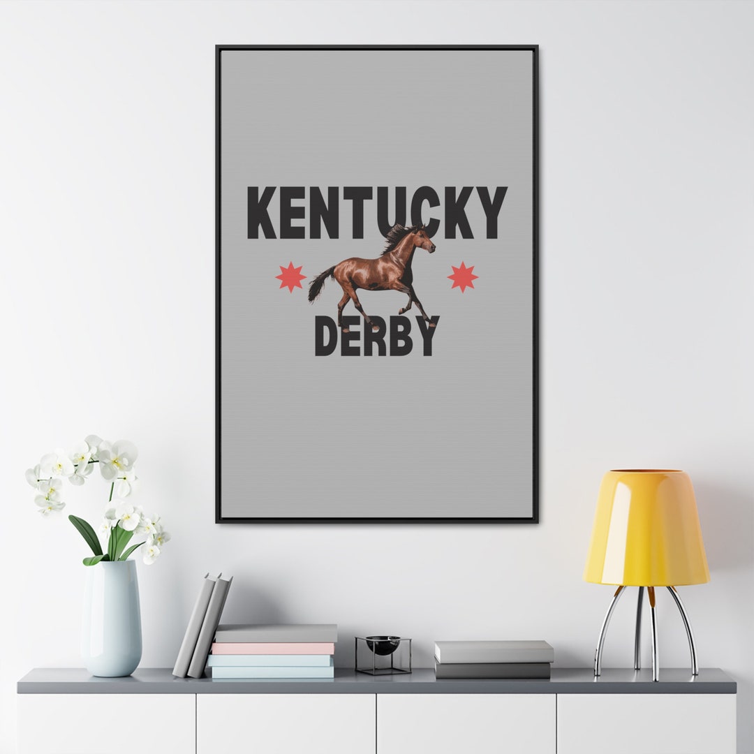 Kentucky Derby Gallery Canvas Wraps, Vertical Frame - Etsy