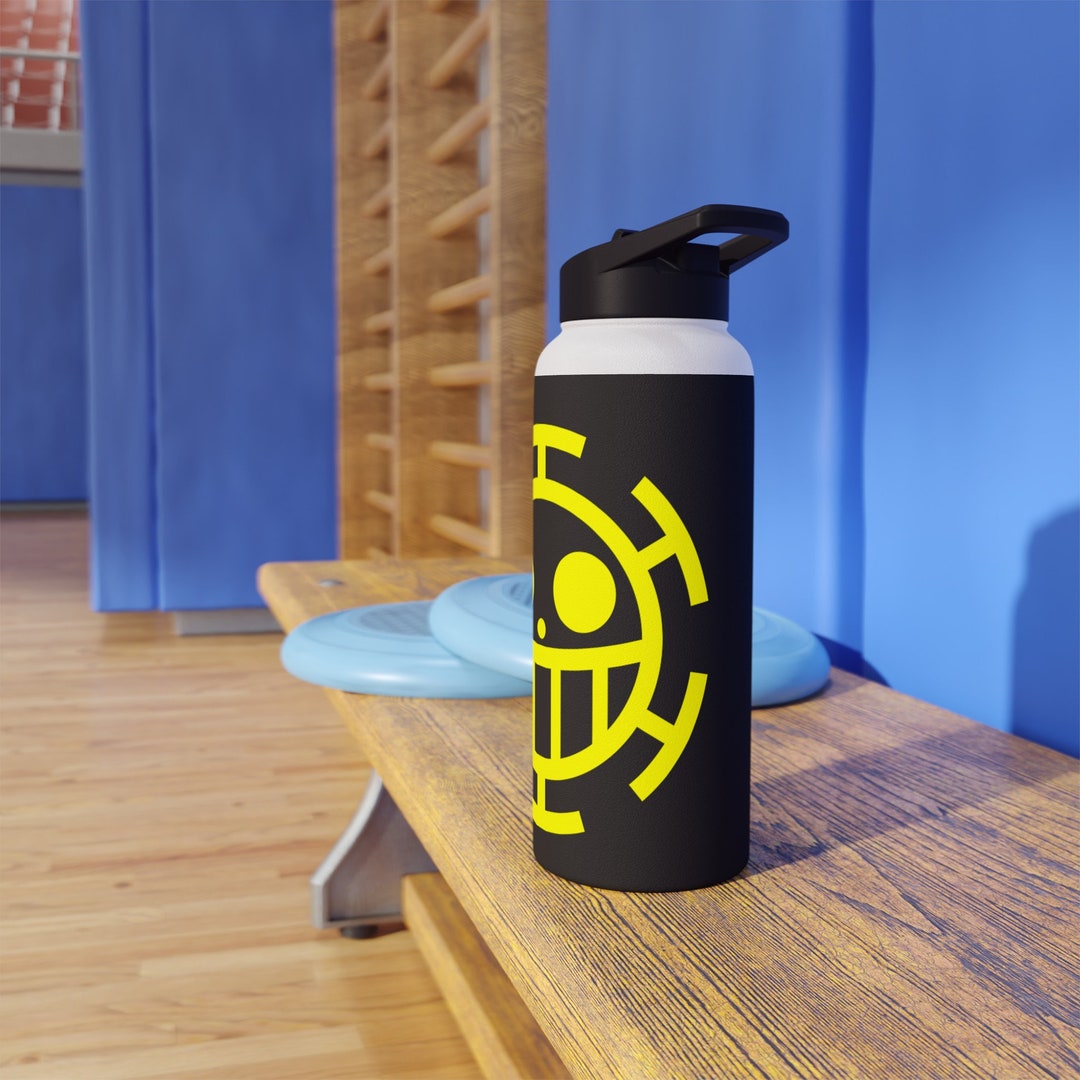 Heart Pirates Jolly Roger, One Piece, Stainless Steel Water Bottle - Etsy