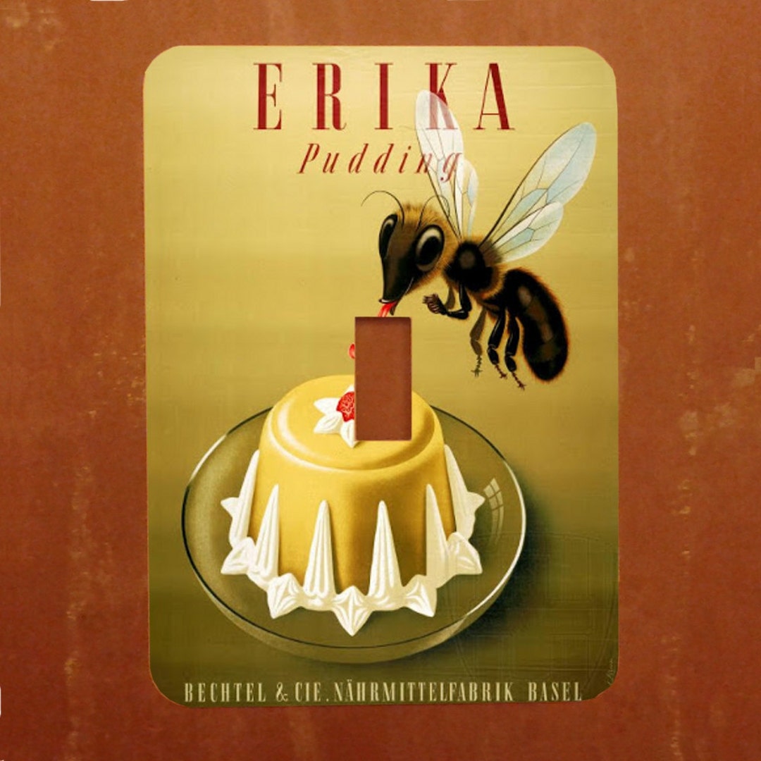 Bee Good Vintage Bee Advertising Light Switch Cover Oversized multiple ...
