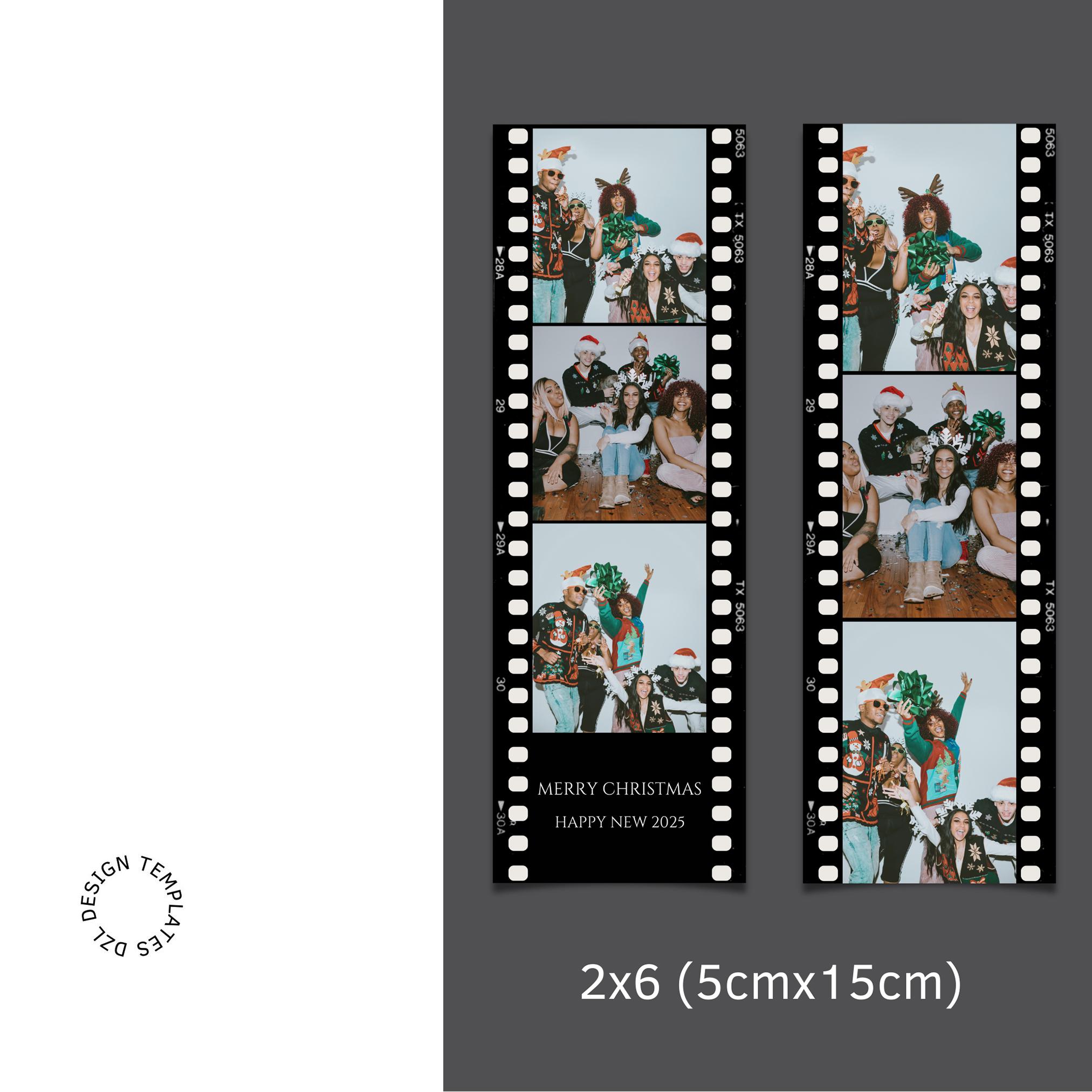 Photo Booth Strip Editable Template, Customizable Vintage Film Reel ...