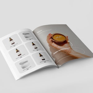 Skincare Product Brochure, Canva Template, Cosmetics Dermatologist ...