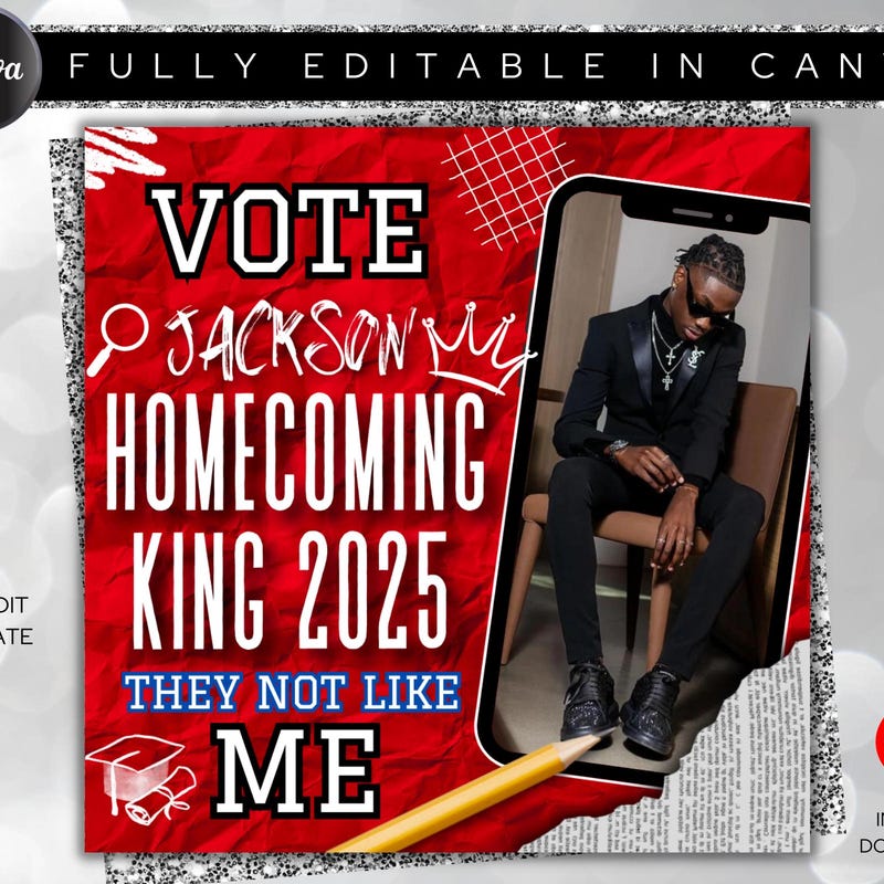 Vote for Me Poster - Etsy