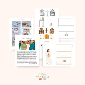 Holy Thursday Activities for Kids | Last Supper Craft, Altar Scene ...