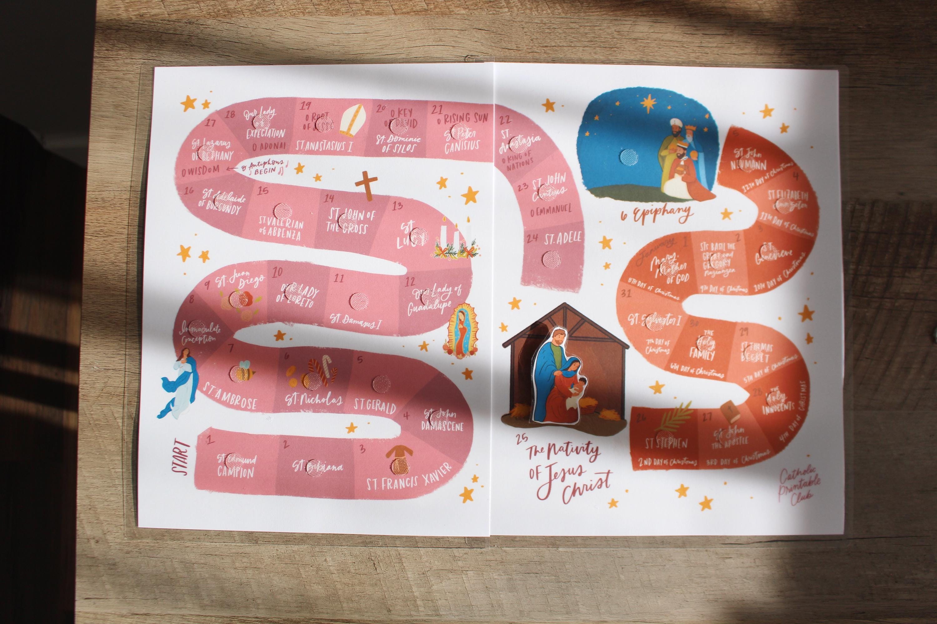 Road to Bethlehem Advent Calendar | Printable Countdown | Catholic ...