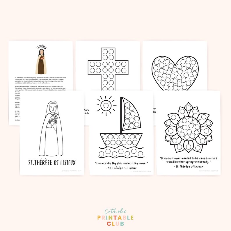 October Printable Bundle, October Activities for Catholic Kids ...
