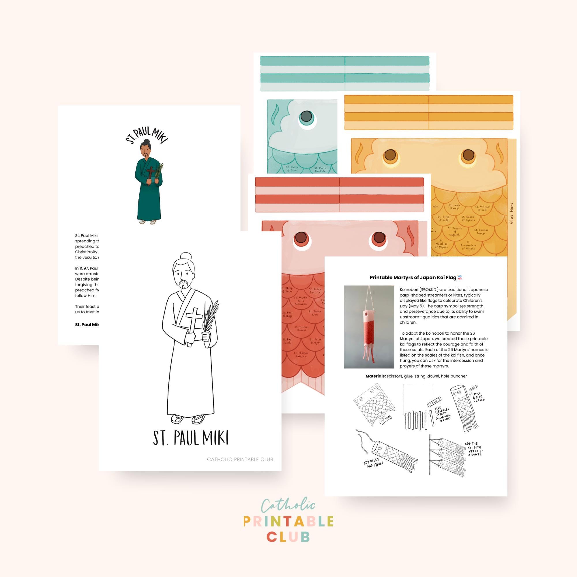 February Printable Pack, Catholic Coloring Pages and Crafts, Candlemas ...