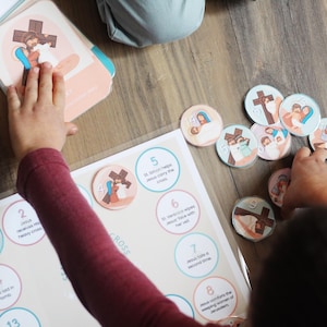 Stations of the Cross Printable Bundle: Reflection & Sequencing Cards ...