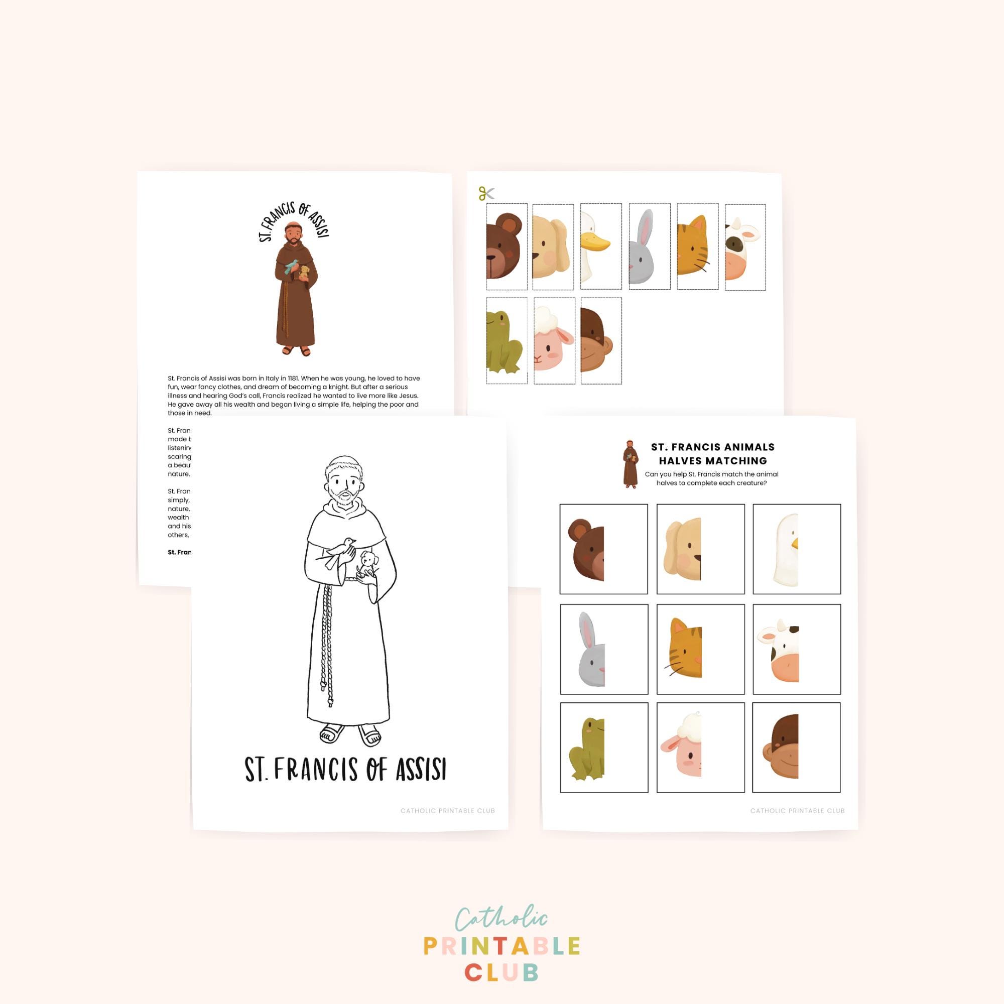 October Printable Bundle, October Activities for Catholic Kids ...