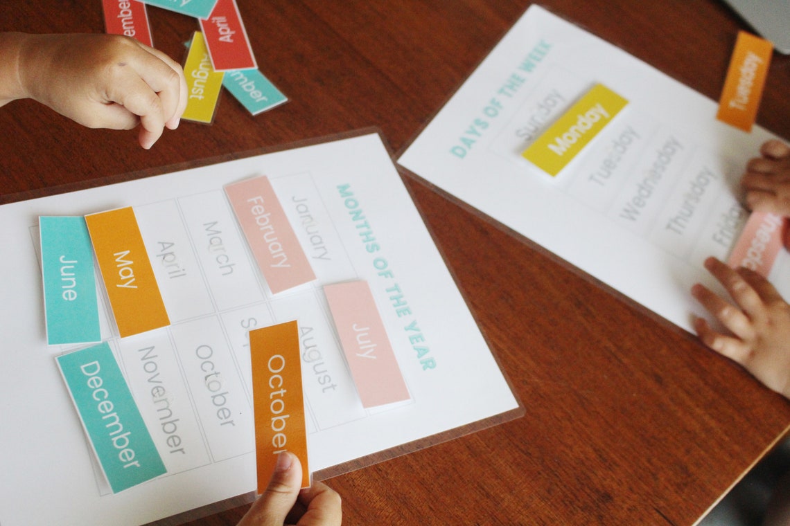 Catholic Daily Calendar Bundle, Morning Board, Homeschool Morning Work ...