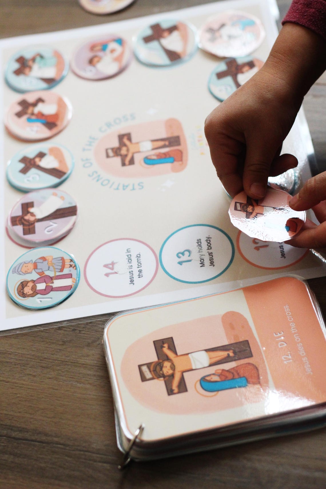 Stations of the Cross Printable Bundle: Reflection & Sequencing Cards ...