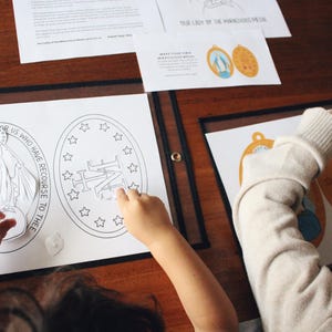 Our Lady of the Miraculous Medal Activity Bundle: Color Page ...