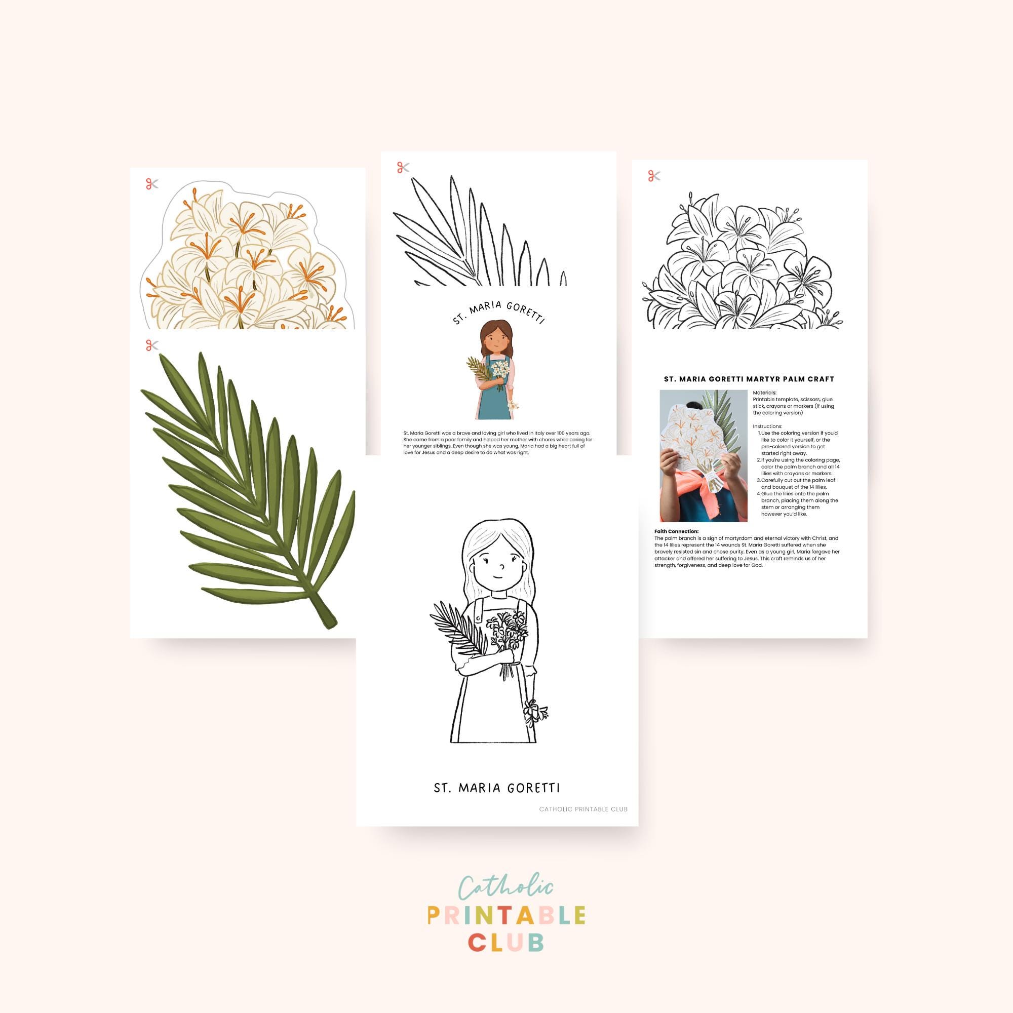 July Catholic Printable Pack | Summer Saints Activities, St. Benedict ...