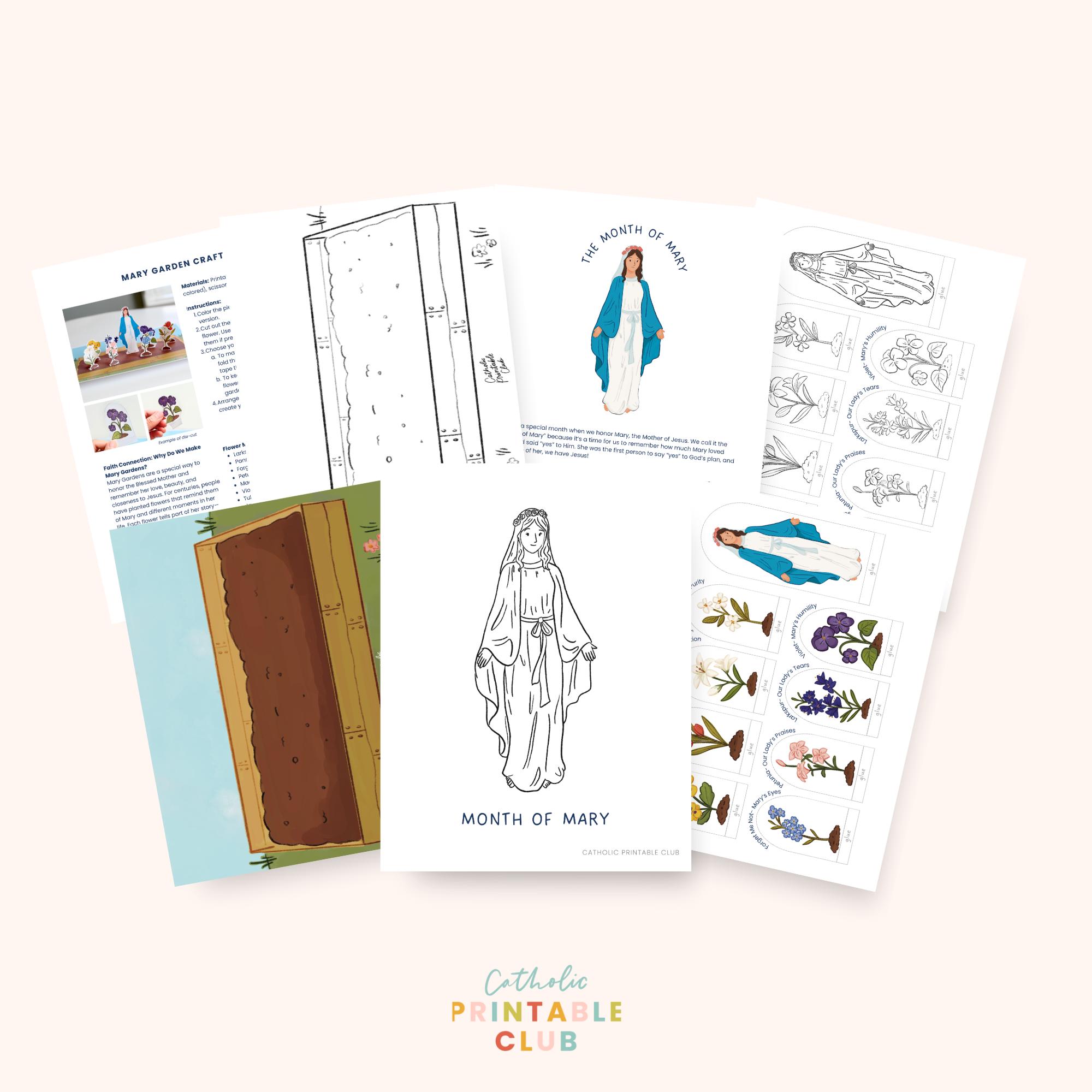 May Catholic Printable Pack (classroom Use) - Etsy