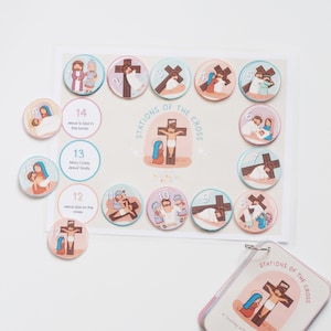 Stations of the Cross Printable Bundle: Reflection & Sequencing Cards ...