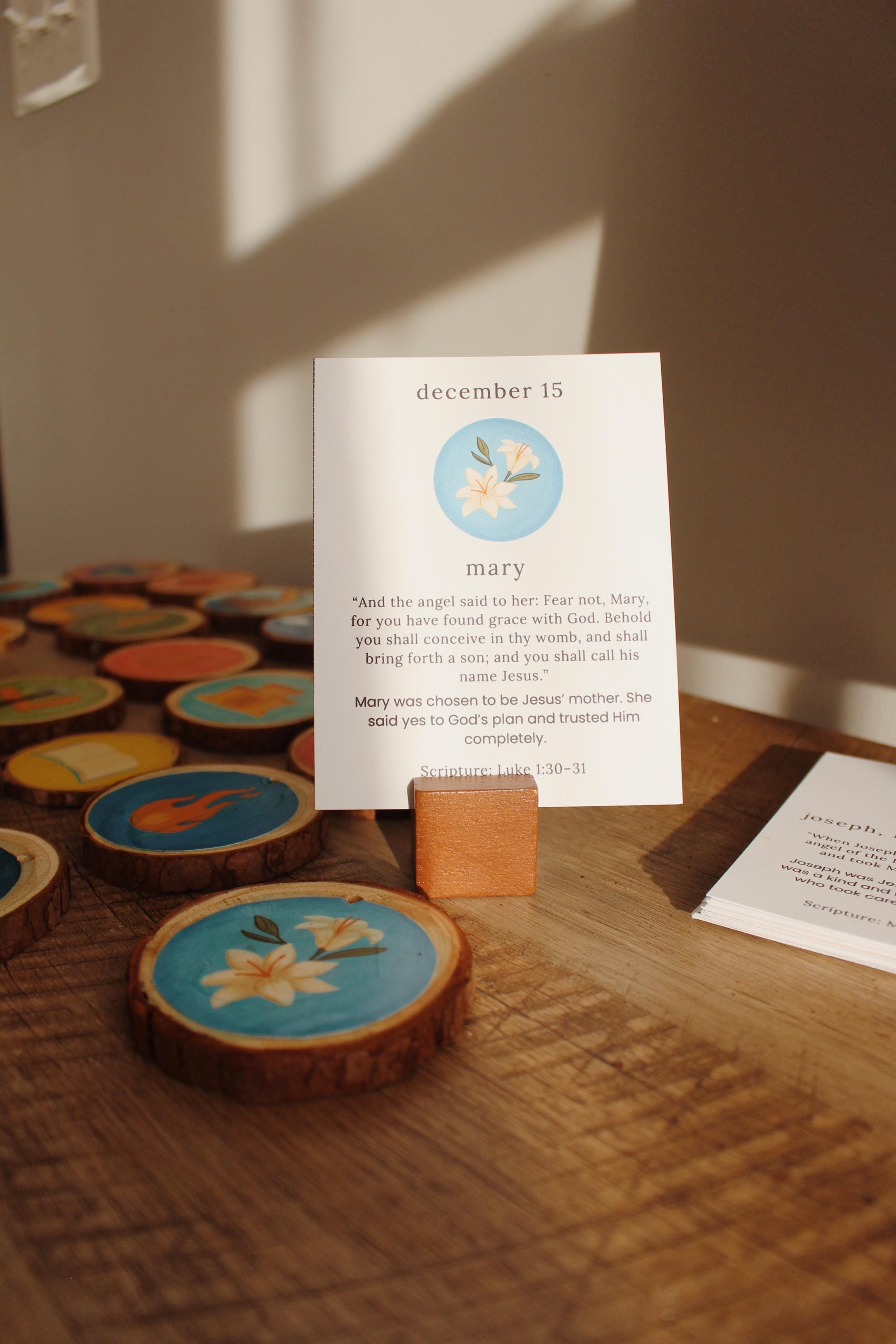 Printable Jesse Tree Ornaments | Advent Countdown | Bible Story Symbols ...