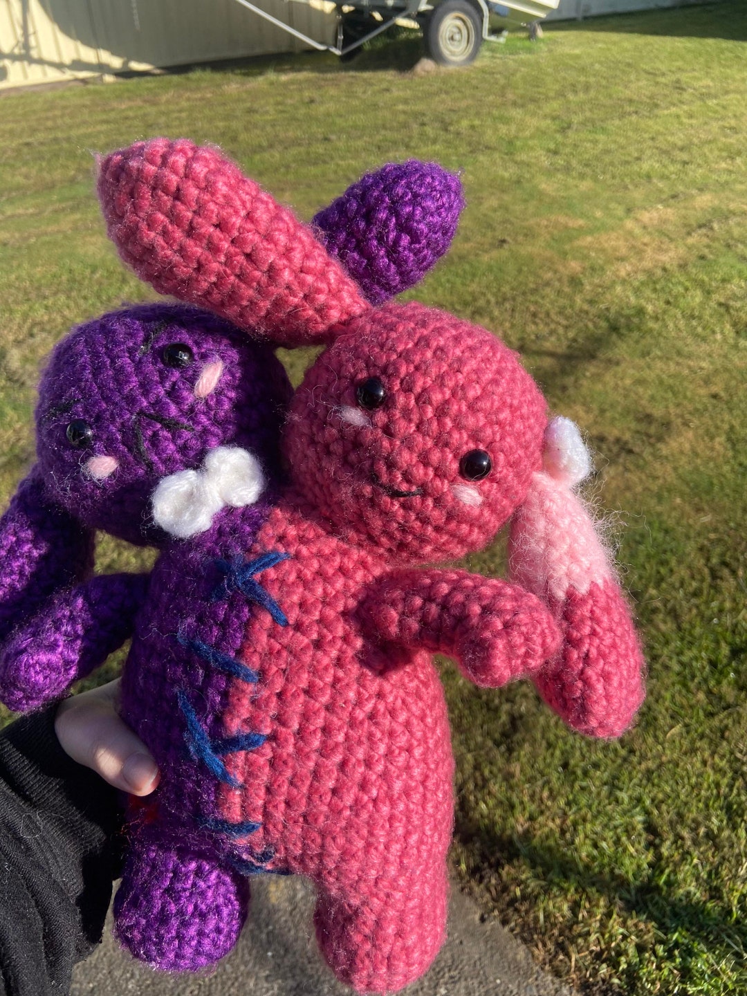 Two-headed Bunny Plush - Etsy