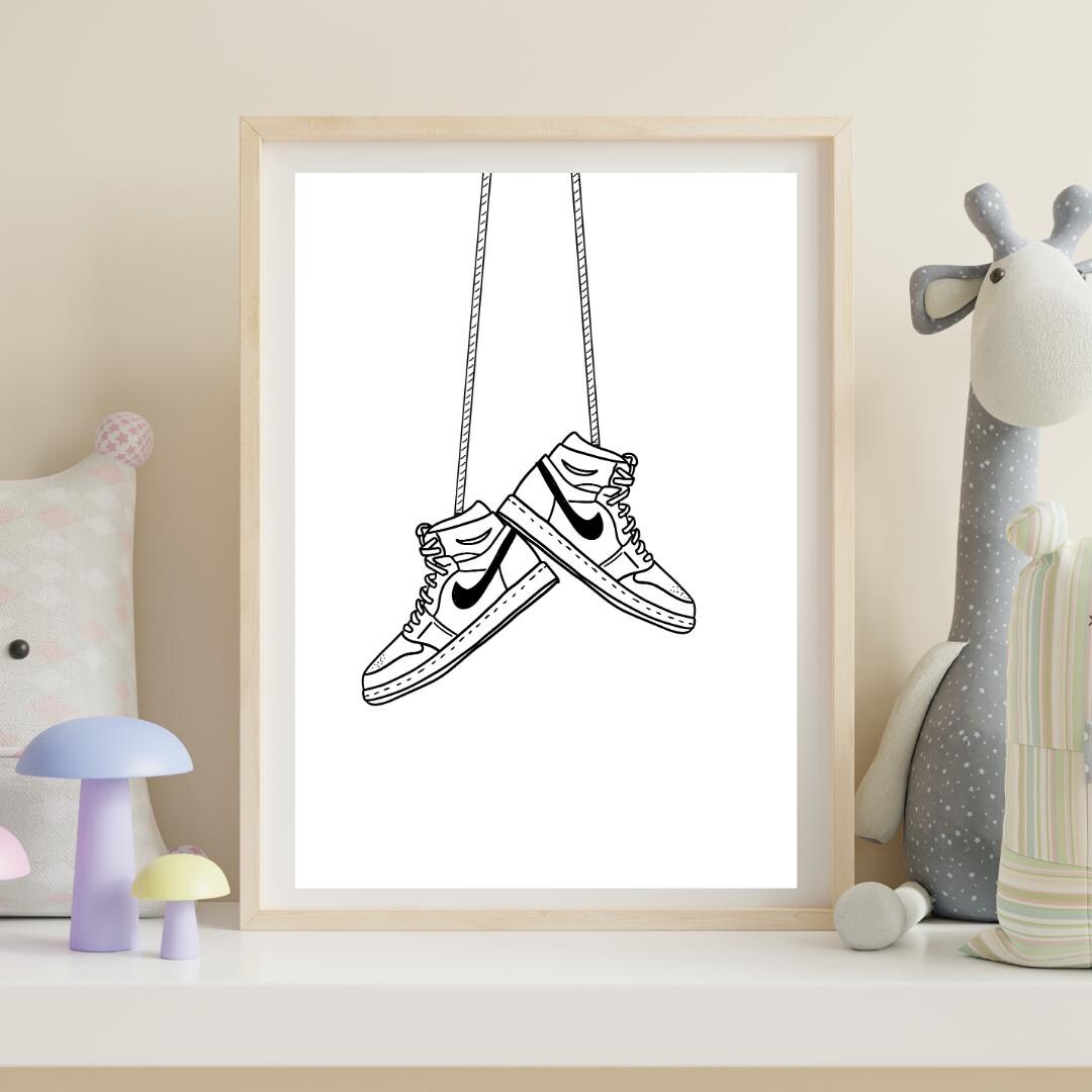 Black and White Print, Jordans, Jordan Sneakers, Nike, Nike Shoes ...