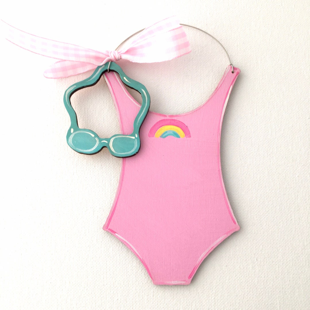 Swim Ornament - Swimsuit Ornament - Swim Team Ornament - Goggles ...