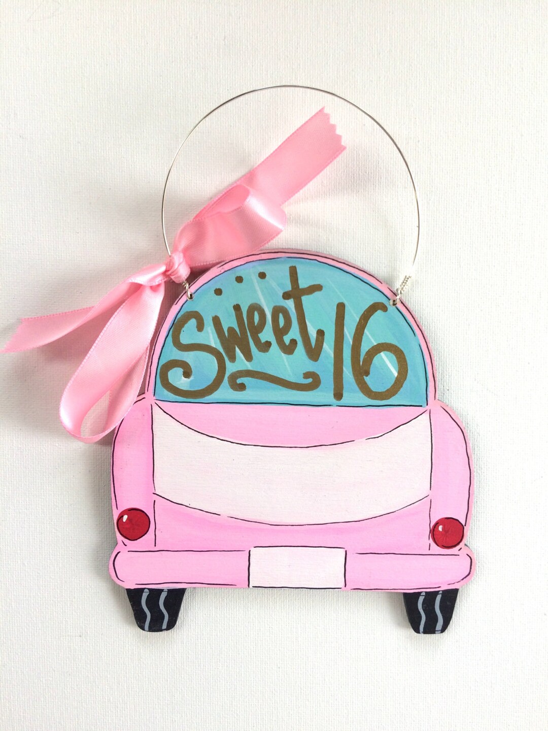 Sweet 16 Ornament Car Ornament 16th Birthday Ornament - Etsy