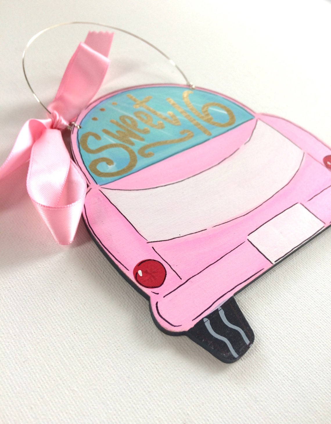 Sweet 16 Ornament Car Ornament 16th Birthday Ornament | Etsy