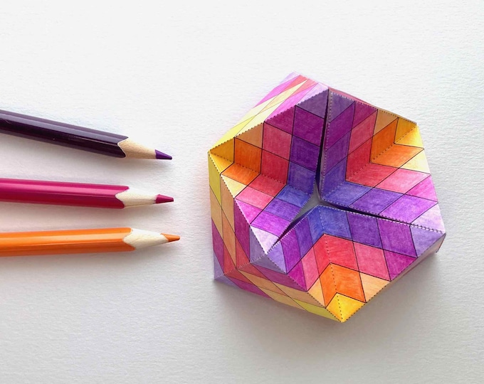 Paper Toy | Kaleidocycles / Flextangles Patterns I Series - a Paper ...