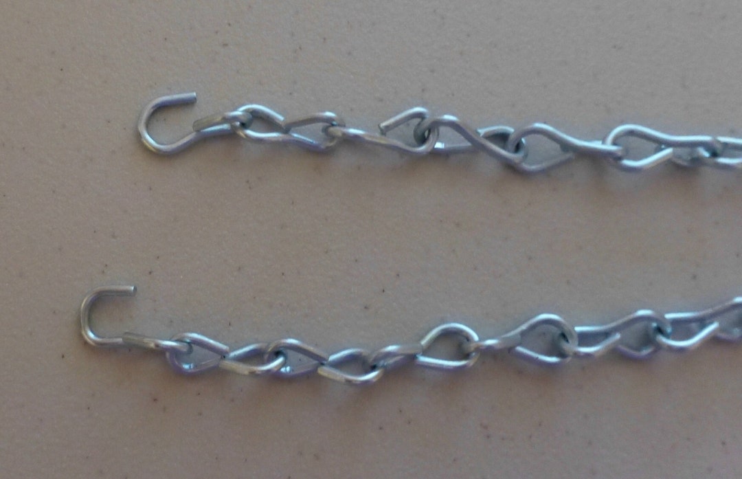 SILVER 16 Jack Chain for Hanging Stained Glass Various Lengths - Etsy
