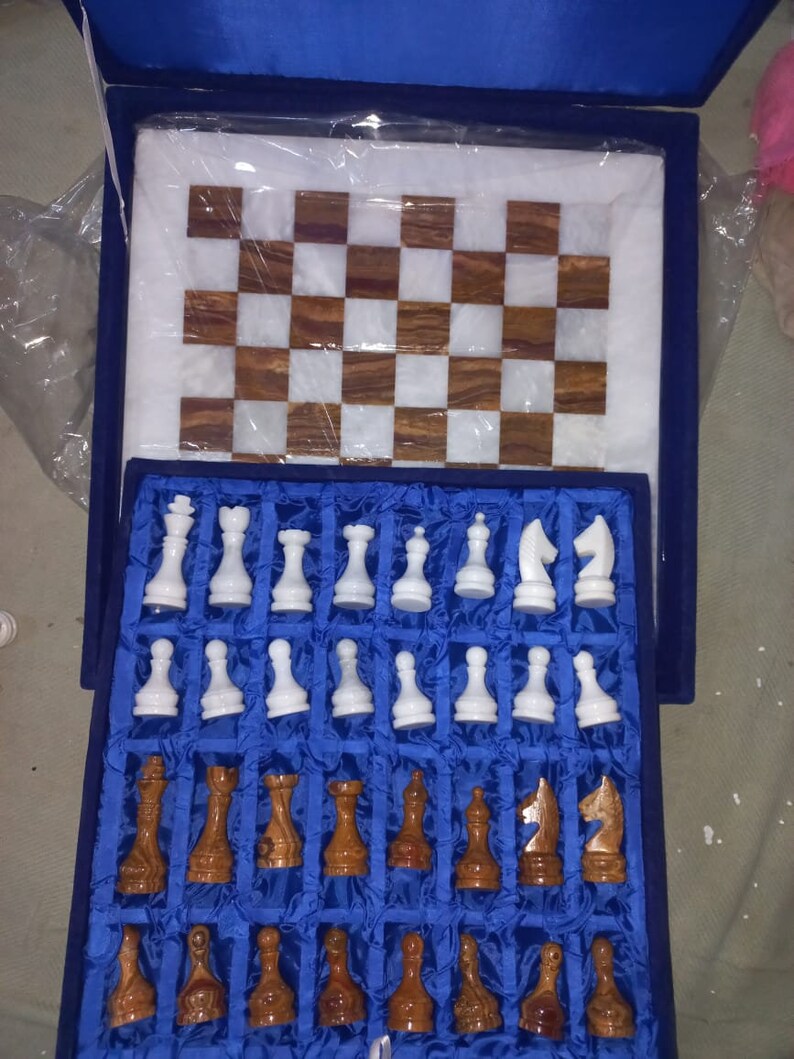 Marble Chess Board - Etsy