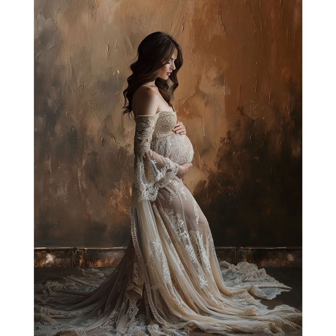 34 Old Master Background, Vertical Portrait Background, Portrait Studio ...