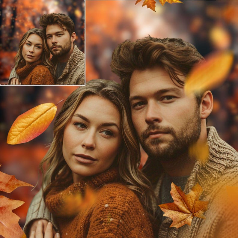 85 Falling Leaves PNG Overlays Blowing Leaves Autumn Digital Backdrops ...