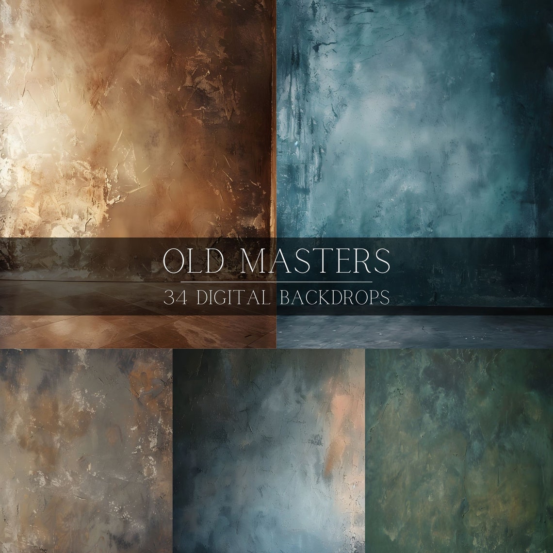 34 Old Master Background, Vertical Portrait Background, Portrait Studio ...