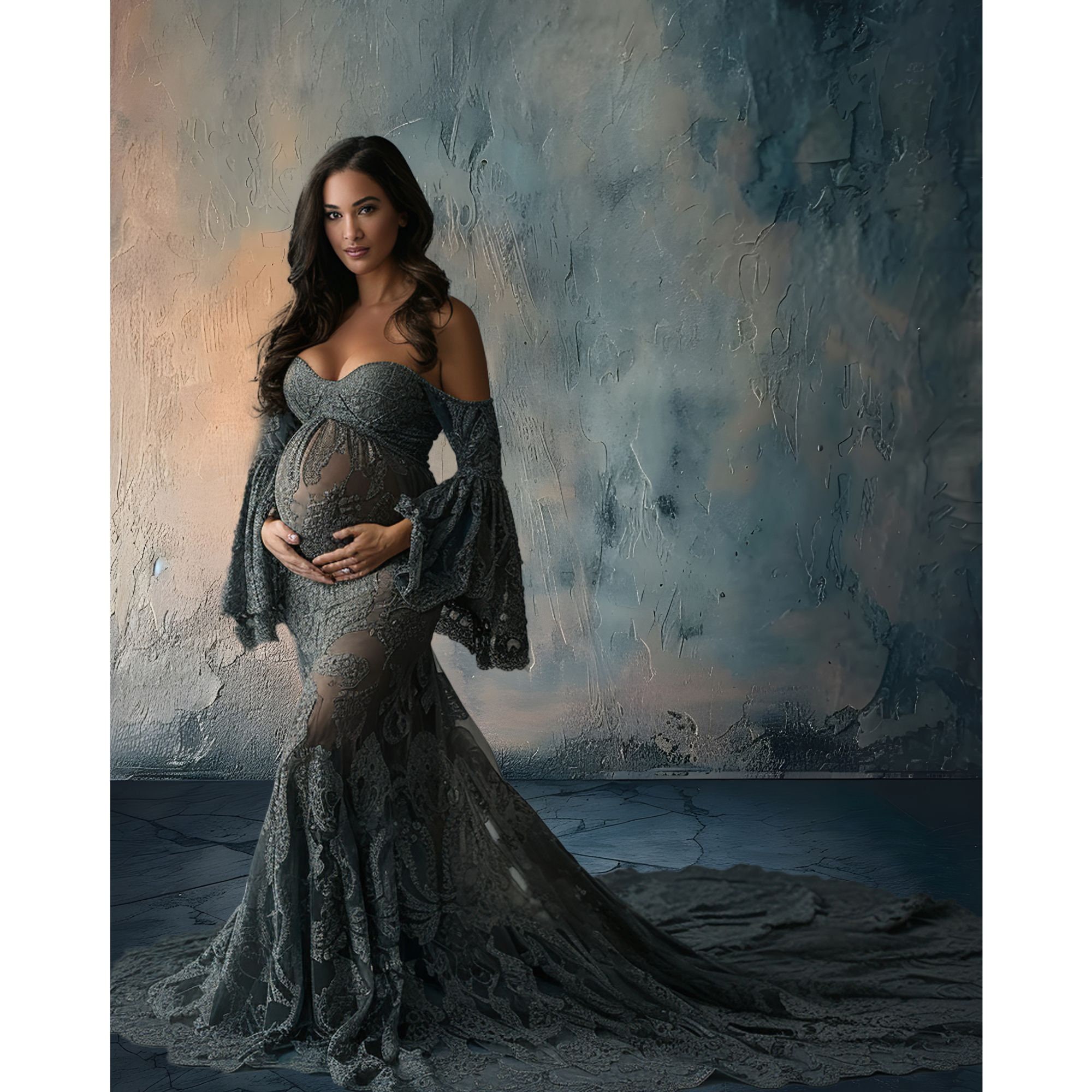 34 Old Master Background, Vertical Portrait Background, Portrait Studio ...