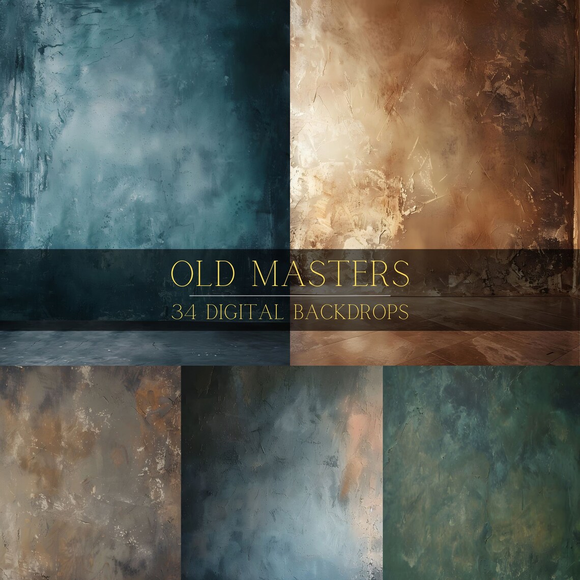 Old Master Portrait Backdrops: Fine Art Textures (digital Download) - Etsy