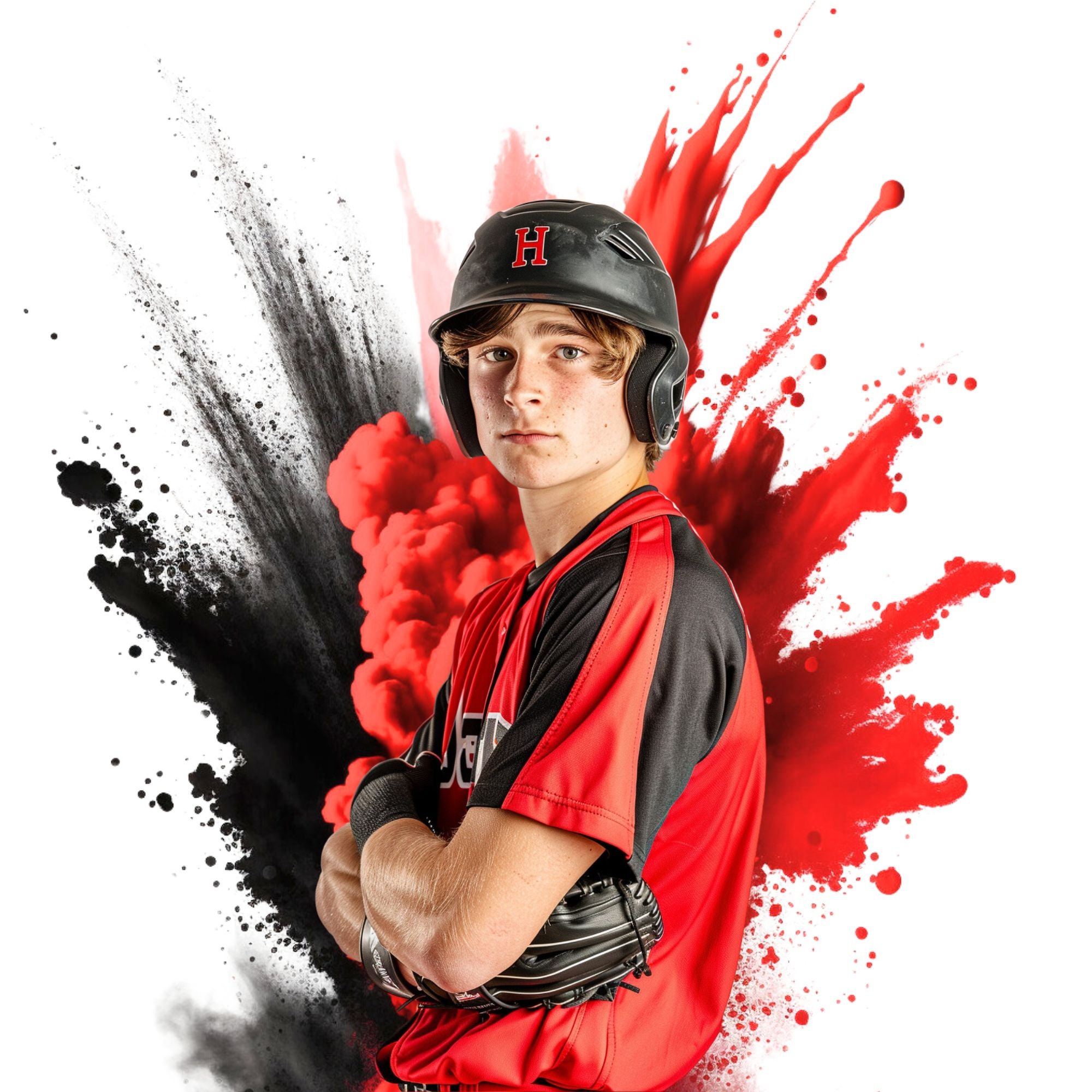 Color Dust Explosion Digital Backdrops: Sports Photography, School ...