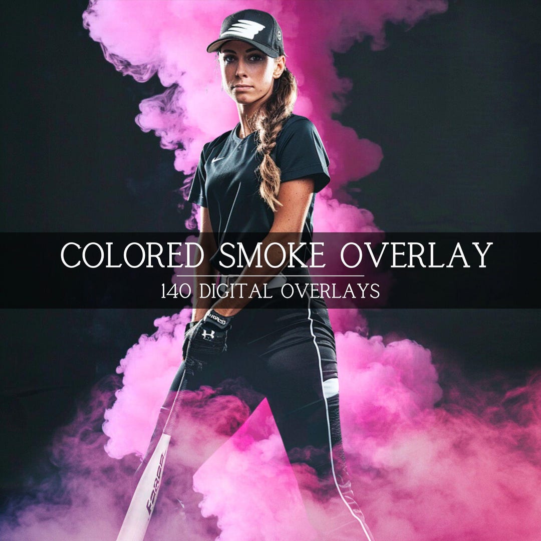 140 Colored Smoke Photo Overlays: Sports & Gym Backgrounds (PNG, JPG ...