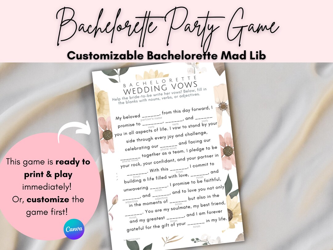 Bachelorette Game Printables Bachelorette Game Card Bachelorette Party ...
