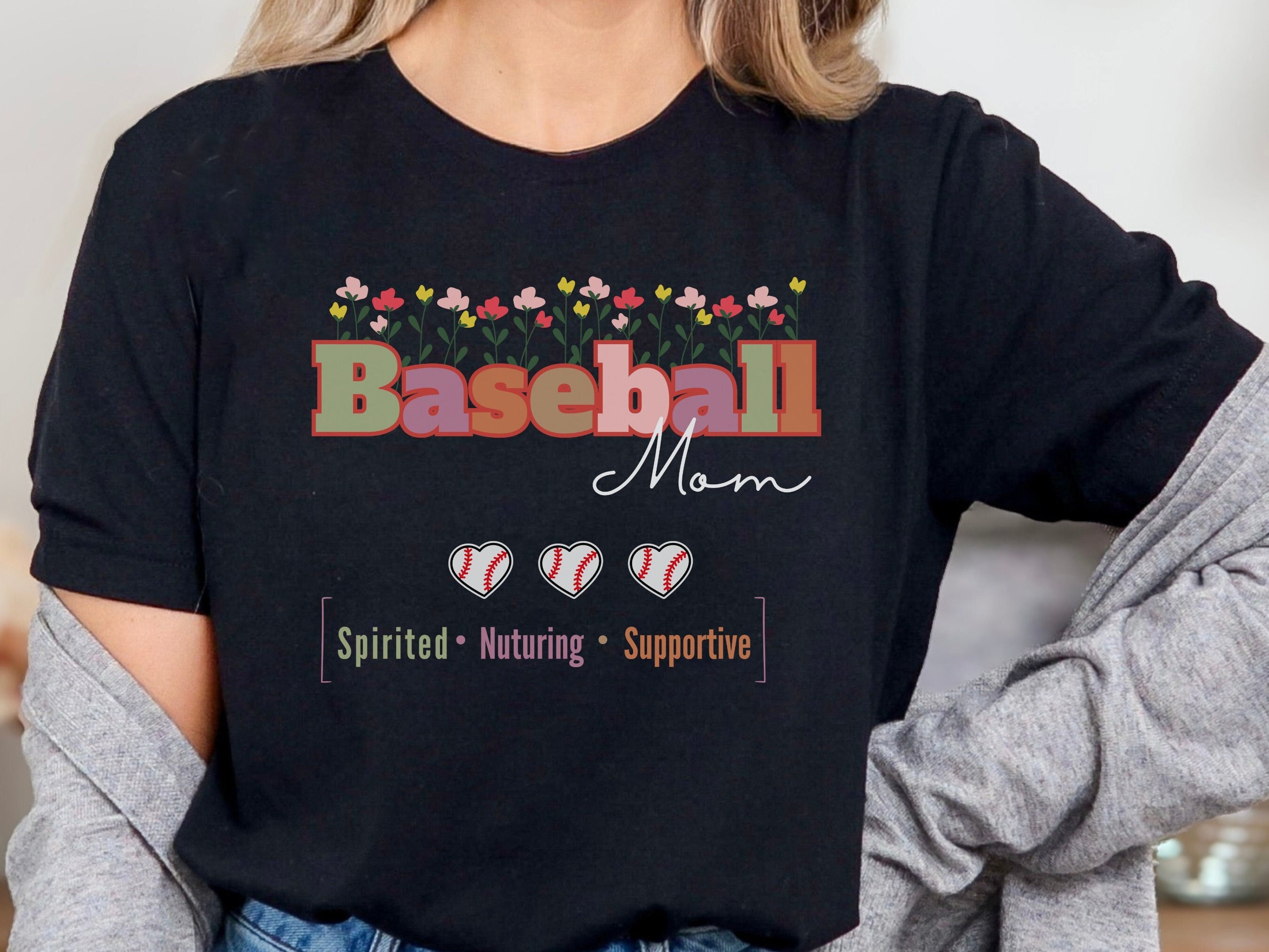 Cute Baseball Mom Shirt, Baseball Gift for Mom, Baseball Mom Gift ...