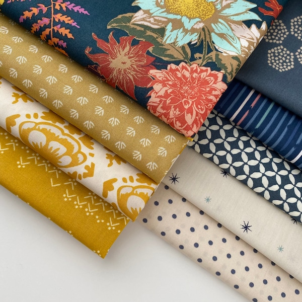 Modern Floral Fabric - Etsy